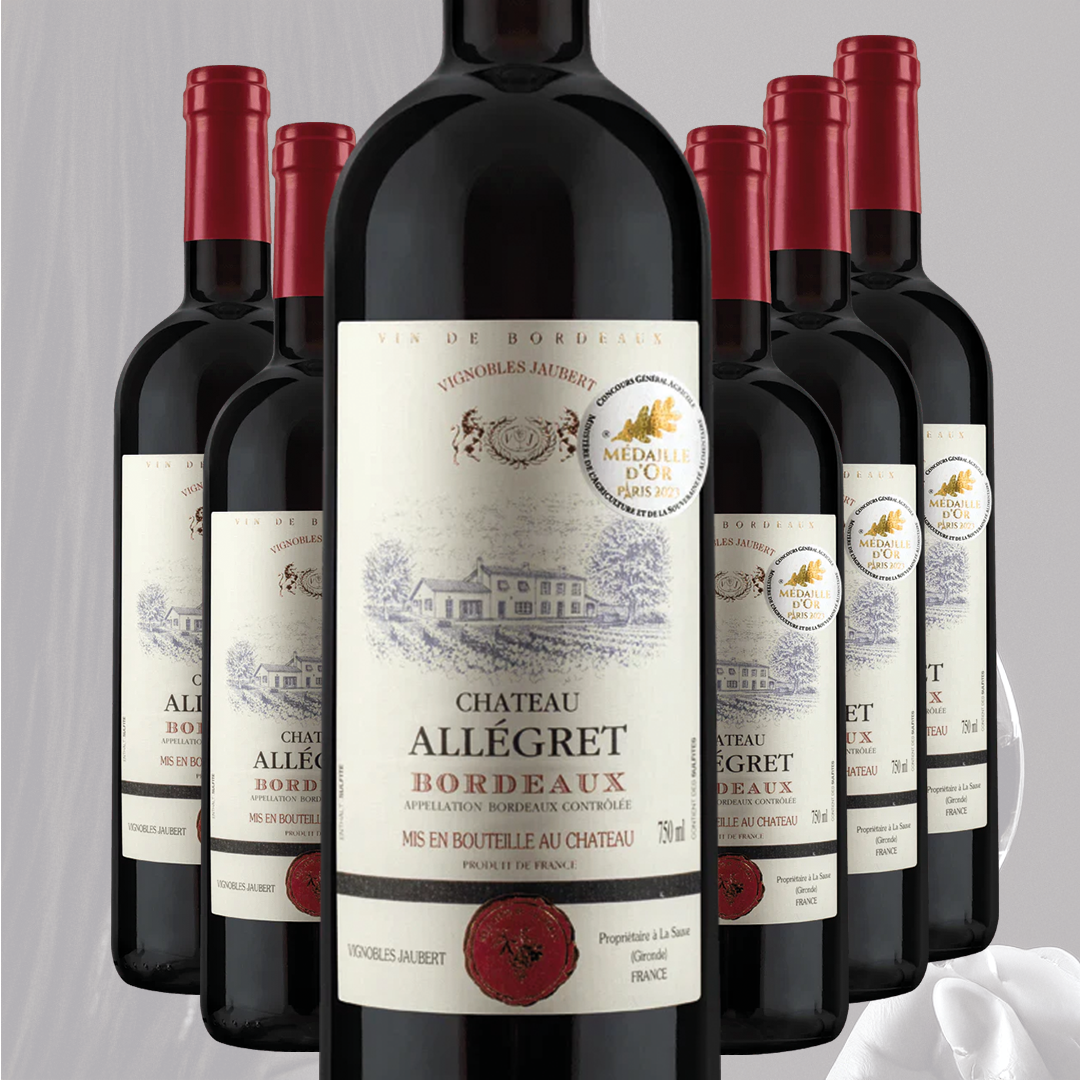 6er Paket Chateau Allegret Bordeaux – logovino.de